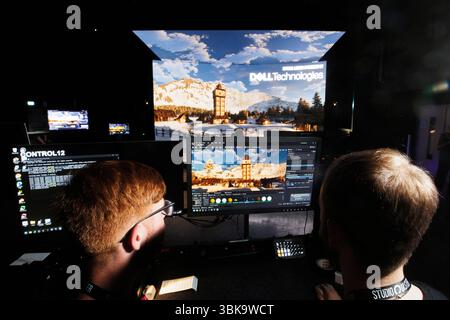 Cameron Kennedy (left) and Ryan Teer showing part of the advanced ...