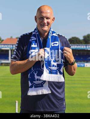 Simon Grayson, the new Hartlepool United manager, is pictured at ...