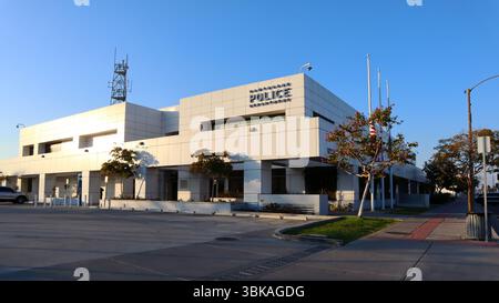Hawthorne (LA County), California: Exterior View of Hawthorne Police ...