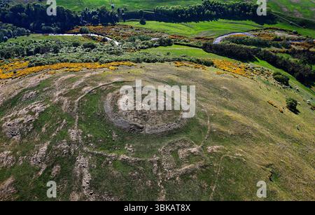 West Hill Camp prehistoric site, Kirknewton, Northumberland. Early ...