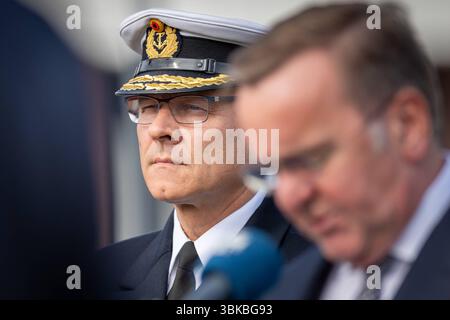 Vizeadmiral Jan Christian Kaack, Inspekteur der Marine, PK zu Quadriga ...