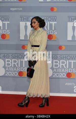 Celeste (Celeste Epiphany Waite) The 40th Brit Awards 2020 at the o2 ...