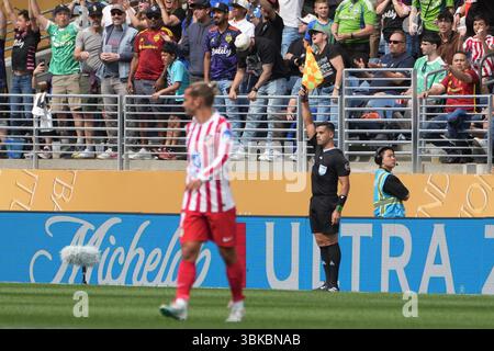 SEATTLE, WA - JUNE 19: A flag is seen during the FIFA World Cup 2026 ...