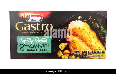 Youngs gastro lightly dusted sea salt and black pepper frozen basa fish ...