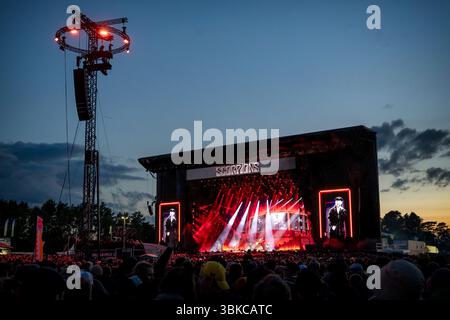 Solvesborg, Sweden. 06th, June 2025. The German rock band Scorpions ...