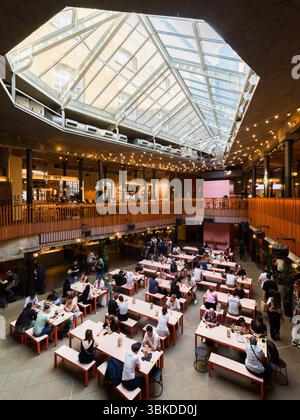 Seven Dials Market, food court, Covent Garden, London Stock Photo - Alamy