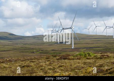 Creag Riabhach 22 turbine wind farm, between Altanaharra and Lairg ...
