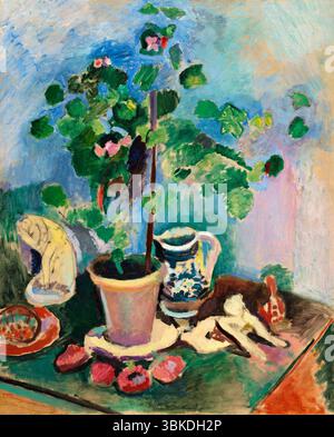 Still Life with Geranium, Henri Matisse, 1906, Art Institute of Chicago ...