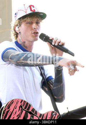 Ny. 20th June, 2025. Machine Gun Kelly on stage for NBC Today Show ...