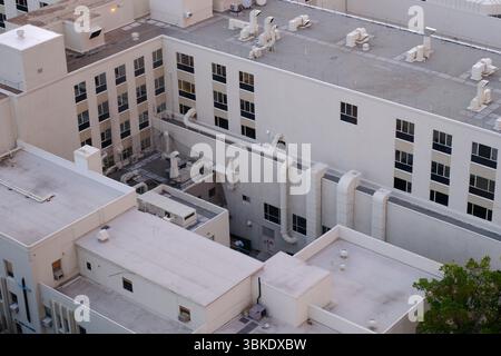 12 MAY 2025 - Reno, NV, USA - A downtown view from an high position of ...