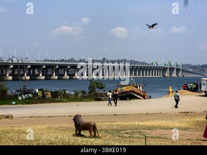 (250620) -- MWANZA, June 20, 2025 (Xinhua) -- An aerial drone photo ...
