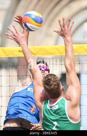 Messina, Italy. 20th June, 2025. Enrico Rossi in action during the CEV ...