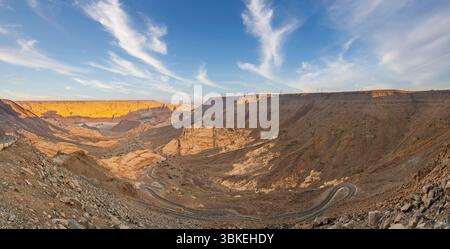 Scenic road to Harrat Viewpoint. A captivating journey towards stunning ...