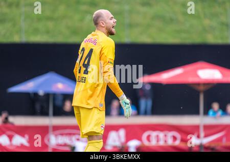 Goalkeeper of RB Salzburg Alexander Schlager during the UEFA Europa ...