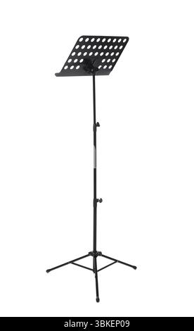 One empty note stand isolated on white Stock Photo - Alamy