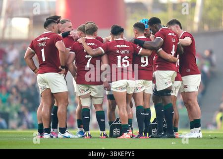 British & Irish Lions Marcus Smith during a training session at Cape ...