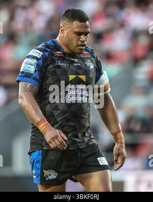 Sam Lisone of Leeds Rhinos during the Betfred Super League round 19 ...