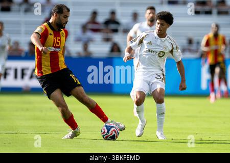 LAFC Defender David Martinez (30) defends the ball against Seattle FC ...