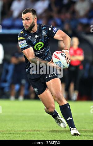 Kaide Ellis of Wigan Warriors during the 2025 Betfred Super League ...