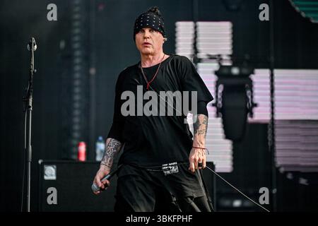 Clisson, France. 20th June, 2025. Royal Republic performing live on ...