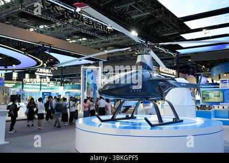 BEIJING, CHINA - JULY 6, 2025 - Visitors visit a reconnaissance and ...