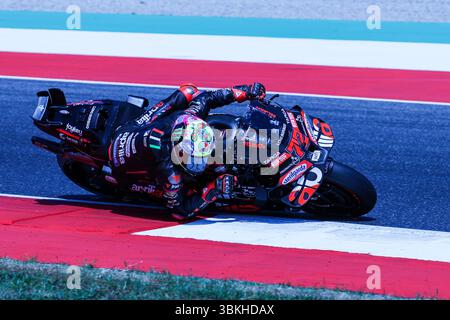 72 Marco Bezzecchi Aprilia Racing during the MotoGP Brembo Italian ...
