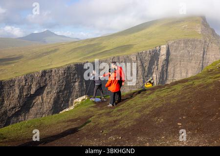 Leitisvatn, sometimes called Sørvágsvatn, is the largest lake in the ...