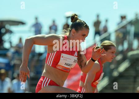 Haase Rebekka (Sprintteam Wetzlar, 203, 100m Frauen), GER ...