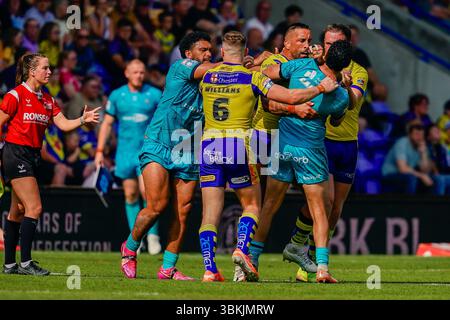 George King Try during the Pre- Seaon Friendly match between ...