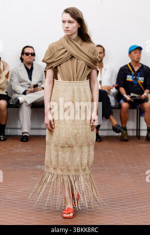 MILAN, ITALY - JUNE 20, 2026: Soobin of Tomorrow X Together leaves the ...