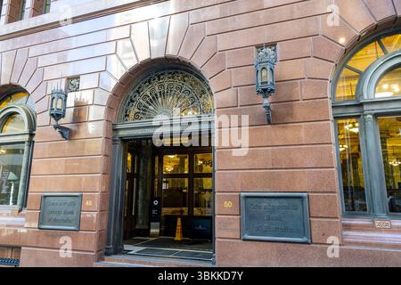 Commonwealth Bank of Australia, banking premises and entrance in Martin ...