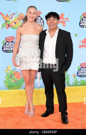 Kayla-Rose Gibson and Sean Sotaridona aka SeanDoesMagic attend the 2025 ...