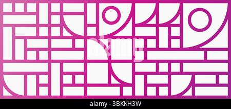 Geometric curved, Intersecting lines abstract Grid, mesh pattern background – Stock vector ...