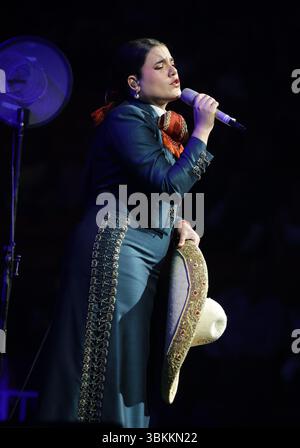 MIAMI, FL - JUNE 21: Camila Fernandez performs during opening act ...