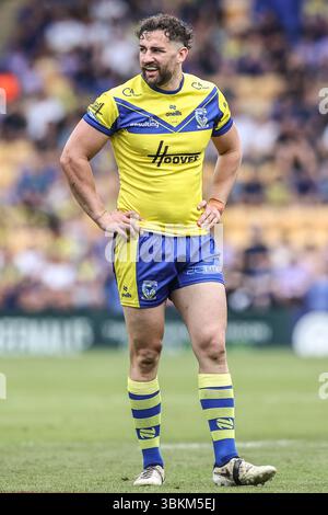 Toby King of Warrington Wolves during the Betfred Super League Round 24 ...