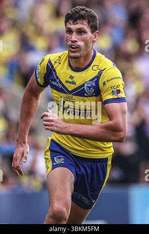 Sam Stone of Warrington Wolves during the Betfred Super League round 27 ...