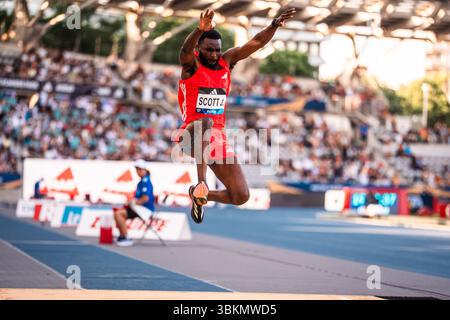 SCOTT Jordan (JAM), Triple Jump Men during the Meeting de Paris, Wanda ...