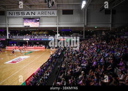 A general view of play during the Netball Super League Grand Final at ...