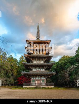 A Beautiful Autumn scenery of Daigo temple in Kyoto Japan Stock Photo ...