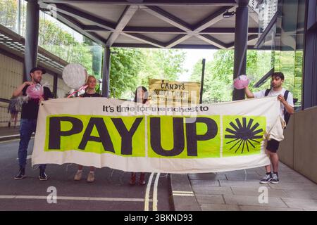 Reform UK treasurer Nick Candy arrives at the Rolls Building, central ...