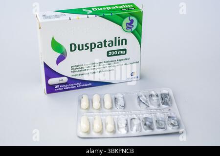 Tallinn, Estonia - June 22, 2025: Elvanse contains lisdexamfetamine ...