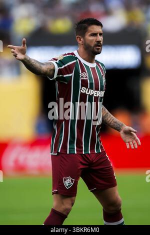 Matheus Martinelli of Fluminense FC gestures during the FIFA Club World ...