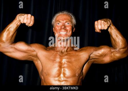 Senior pro bodybuilder and fitness competitor, Toronto, Canada Stock ...