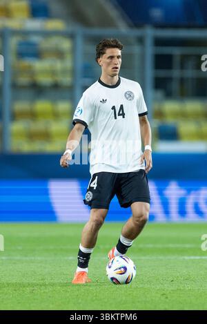 Tim Oermann (Deutschland, 14) bei der UEFA U21-Europameisterschaft im ...