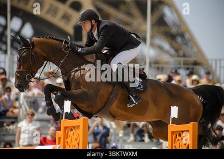 Andreas SCHOU of Denmark during the Longines Paris Eiffel Jumping 2026 ...