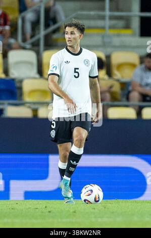 Max Rosenfelder (Deutschland, 5) bei der UEFA U21-Europameisterschaft ...