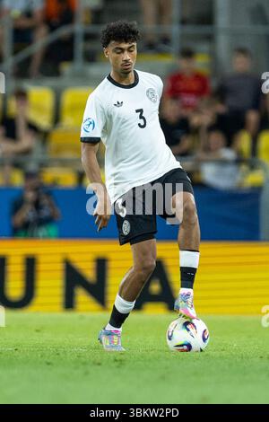 Nathaniel Brown (Deutschland, 3) bei der UEFA U21-Europameisterschaft ...
