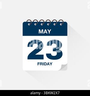 May 23 Calendar Date Icon Stock Vector Stock Vector Image & Art - Alamy