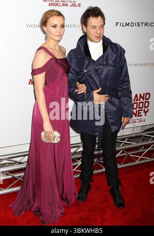 Alma Terzic and Goran Jevtic at the premiere of "In the Land of Blood ...