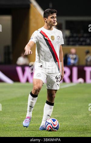Manchester City defender Abdukodir Khusanov (45) in action during the ...